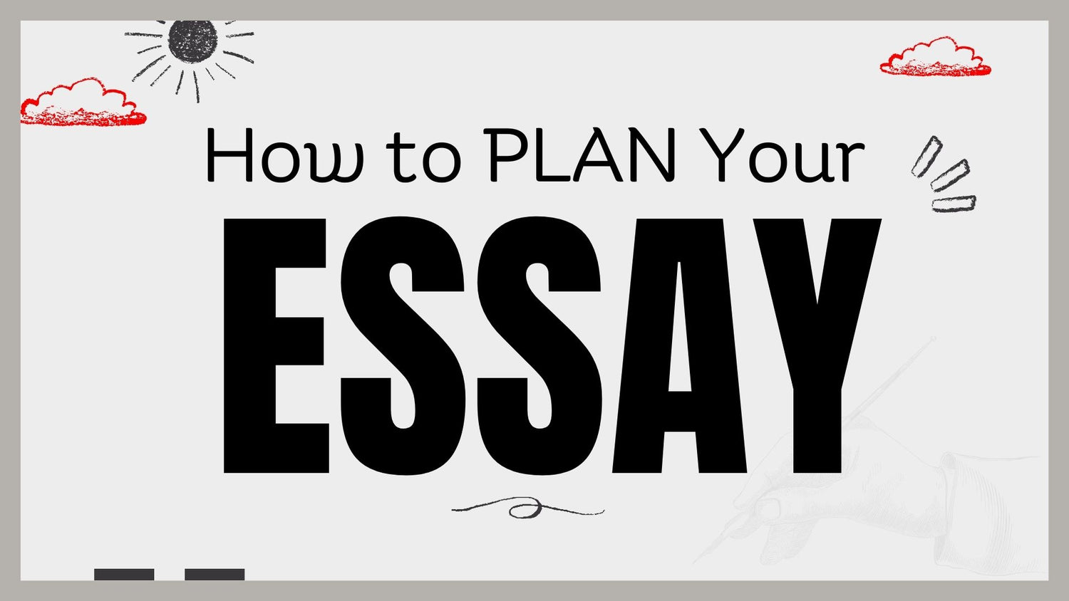 How to Plan Your Essay – CSEC English